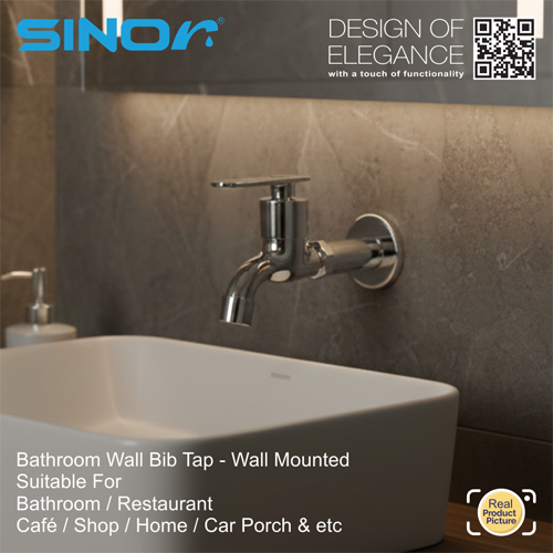 Sinor S-1107 Eco Quality Wall Bib Tap - SINOR